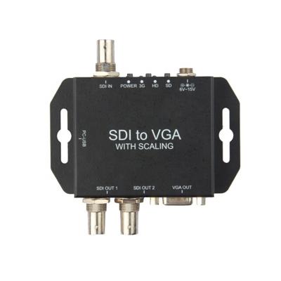 China 3G-SDI to VGA Converter with Splitter 7.5V-15V Up Down Scaling Video Converter for sale