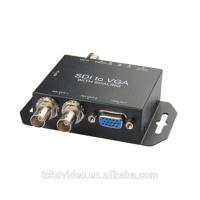 China 3G-SDI to VGA Converter with Splitter 7.5V-15V Up Down Scaling Video Converter for sale