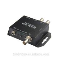 China 3G-SDI to VGA Converter with Splitter 7.5V-15V Up Down Scaling Video Converter for sale