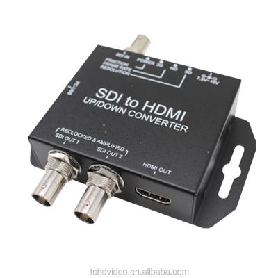 China 3G-SDI to HDMI Video Converter Scaler with 2 SDI Loop Through 1080P60 for sale