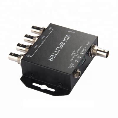 China 1080P 1 Input 4 Output SDI Splitter Distribution Amplifier Plug and Play 3G-SDI for sale