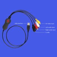 China 80cm Cable Free Driver AV To USB Video Capture Device For Live Streaming for sale