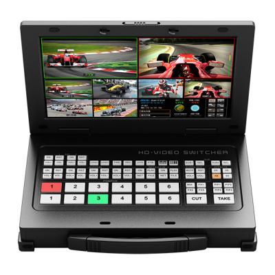 China 6 Channel HDMI Broadcast Video Switcher 1080p IP Streaming for PTZ Camera Recording for sale