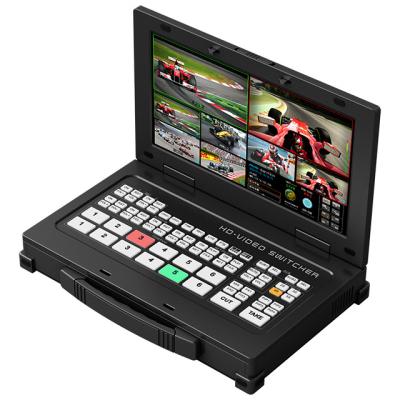 China 11.6 Inch 4 HDMI Input Live Streaming Video Switcher Mixer Recorder for PTZ Camera for sale