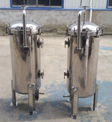 China 304 316 Stainless Steel Bag Filter 0.1MPa-1.0MPa For Removing Suspended Solids / Rust / Gravel for sale