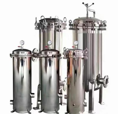 China 304 316 Stainless Steel Precision Filter 0.1μM ~ 100μM For Membrane System Pre Stage Protection for sale