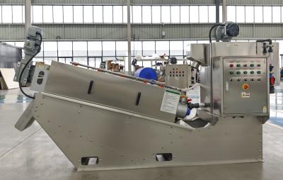 China 0.5–5kW Screw Press Sludge Dewatering Machine , Effluent Treatment Plant For Textile Industry for sale