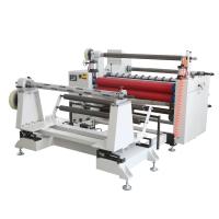 China Corrugated Plastic Rolls /Laminate PVC/Pet/PP/Film/Fabric Rewind Slitter Slitting Rewinding Machine for sale