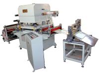 China Adhesive Label Tape Aluminum Foil Liner Auto Feed Automatic Barcode Press Die-Cutting EVA Foam Flat Bed Die Cutting Machine for sale