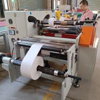 China DP-1100/1300/1600 Auto Loading Film Slitting Machine with 400mm Winding Diameter for sale