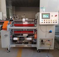 China DP-1100/1300/1600 Auto Loading Film Slitting Machine with 400mm Winding Diameter for sale