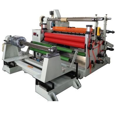China Label Paper Foam PET PVC PC PE Plastic Film Roll Slitting Rewinding Machine for sale