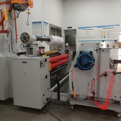 China Construction Works Narrow Fabric Scroll Laminating Machine with Auto Unwinding Rewinding for sale