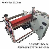 China automatic paper label film unwind rewind machine for sale