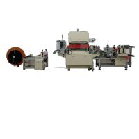 China PLC control automatic PVC Hole drilling hook and loop cutting Punching Machine for sale
