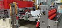 China PLC control automatic PVC Hole drilling hook and loop cutting Punching Machine for sale