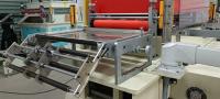 China PLC control automatic PVC Hole drilling hook and loop cutting Punching Machine for sale