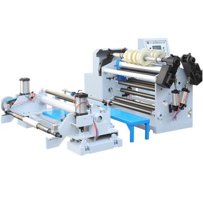 China 1100mm automatic pvc pet plastic slitter bopp laminating film slitting and rewinding machine with mobile phone film for sale