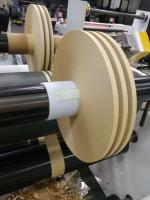 China 1100mm automatic pvc pet plastic slitter bopp laminating film slitting and rewinding machine with mobile phone film for sale