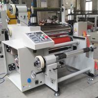 China Fully Automatic Industrial Paper roll Rewinding laminating Machine Max working width 1000mm for Pre-glue and Glueless Film for sale