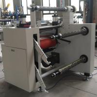 China Fully Automatic Industrial Paper roll Rewinding laminating Machine Max working width 1000mm for Pre-glue and Glueless Film for sale