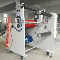 China Fully Automatic Industrial Paper roll Rewinding laminating Machine Max working width 1000mm for Pre-glue and Glueless Film for sale