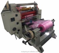China DAPENG PE Film Slitter Rewinder Automatic Round Knife Cutting Machinery for sale