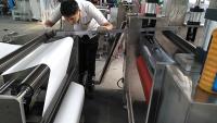 China Roll to Roll label laminator DP-1000, Roll Thermal Film Laminating Machine Price for sale
