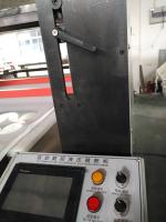 China Self-adhesive leather paper red sand back flock die cutting machine Flocking Sand Disc cutting machine for sale