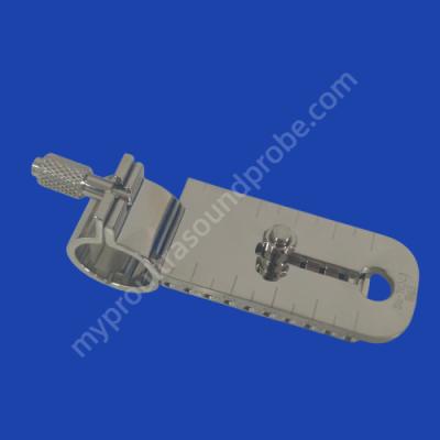 China Metal Ultrasound Biopsy Needle Guide For GE ERB E7C8L-RS Biplane Ultrasound Probe for sale