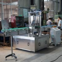 China 6000CPH Automatic Canning Machine 4 Spindles Beer Can Filler Machine for sale