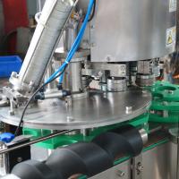 China 6000CPH Automatic Canning Machine 4 Spindles Beer Can Filler Machine for sale