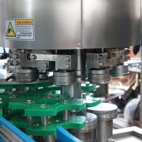 China 6000CPH Automatic Canning Machine 4 Spindles Beer Can Filler Machine for sale