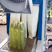 China L Type Semi Automatic Shrink Wrapping Machine 100 Micro Film Shrink Wrapper for sale