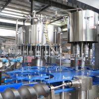 China Automatic 3in1 Glass Bottle Filling Machine 2000-24000 BPH 10KW 13KW for sale