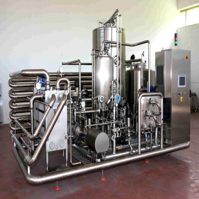 China Small Scale Fruit Juice Homogenizing Beverage Processing System 500L/H for sale