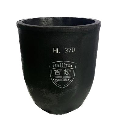 China High Purity Graphite Crucible 1-100kg Capacity for Aluminum Melting with 1600°C Temperature Resistance for sale
