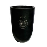 China Circular Black High Temperature Crucible for Copper Melting - 1600°C Resistance, 40-50 W/mK Thermal Conductivity for sale