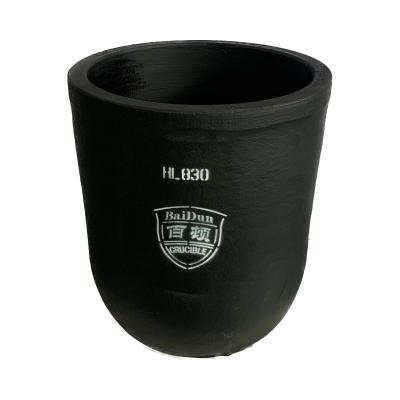 China Oxidation Resistant Silicon Carbide Graphite Crucible 1600°C Round Metal Melting 2.21-2.25 g/cm³ Density for sale