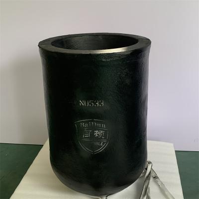 China Oxidation Resistant Silicon Carbide Crucible 1600°C High Density 2.21-2.25 g/cm³ for Metal Melting for sale