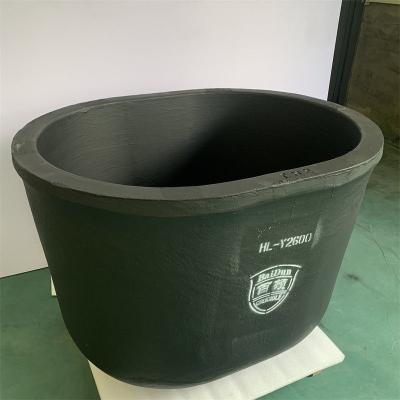China Casting Silicon Carbide Graphite Crucible 50ml - 500L SiC Crucibles for sale
