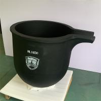 China Silicon Carbide Graphite Crucible with Nozzle - Cylindrical Design for Non-Ferrous Metal Melting, High Thermal Conductivity & Corrosion Resistant for sale