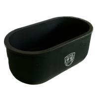 China Cylindrical Clay Graphite Crucible 15.5kg Capacity with 1650°C Maximum Temperature for Melting Casting for sale