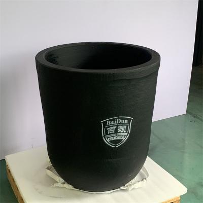 China High Purity 99.9% Copper Melting Crucible - 150 Kg Capacity, 1650°C Temperature Resistance for sale