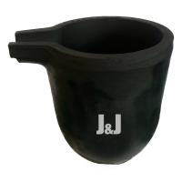 China 150kg Aluminum Melting Crucible with 1650°C Temperature Resistance - Smooth Surface Round Design for sale