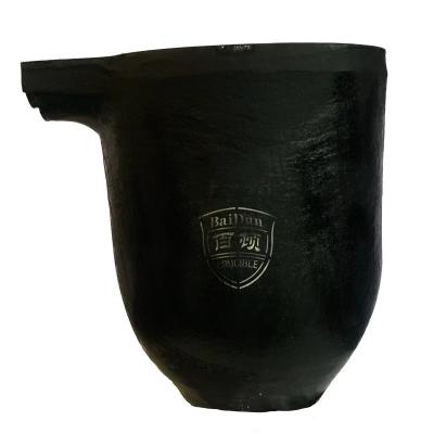 China J&J Model 1000# Aluminum Melting Crucible 150kg Capacity 1650°C Temperature Resistance for sale