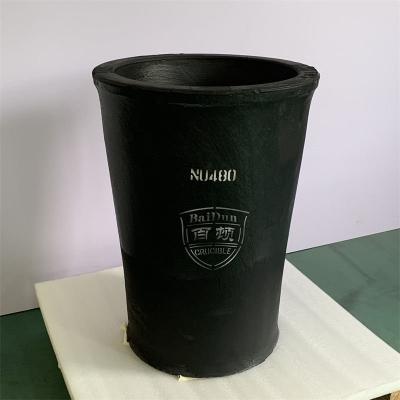 China High Purity Clay Graphite Crucible for Aluminum Smelting - 1600°C Temperature, 1L to 1000L Capacity for sale