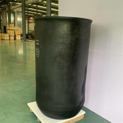 China Silicon Carbide Graphite Crucible for Aluminum Melting - Cylindrical Refractory Design with High Thermal Efficiency for sale