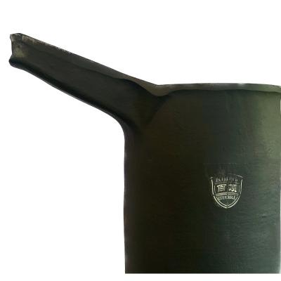 China Industrial Zinc Melting Crucible 150kg Capacity with 1650°C Temperature Resistance for Metallurgical Applications for sale