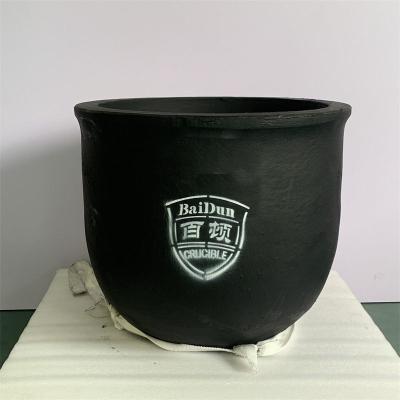 China 150kg Zinc Melting Crucible with 1650°C Temperature Resistance for Industrial Metal Processing for sale